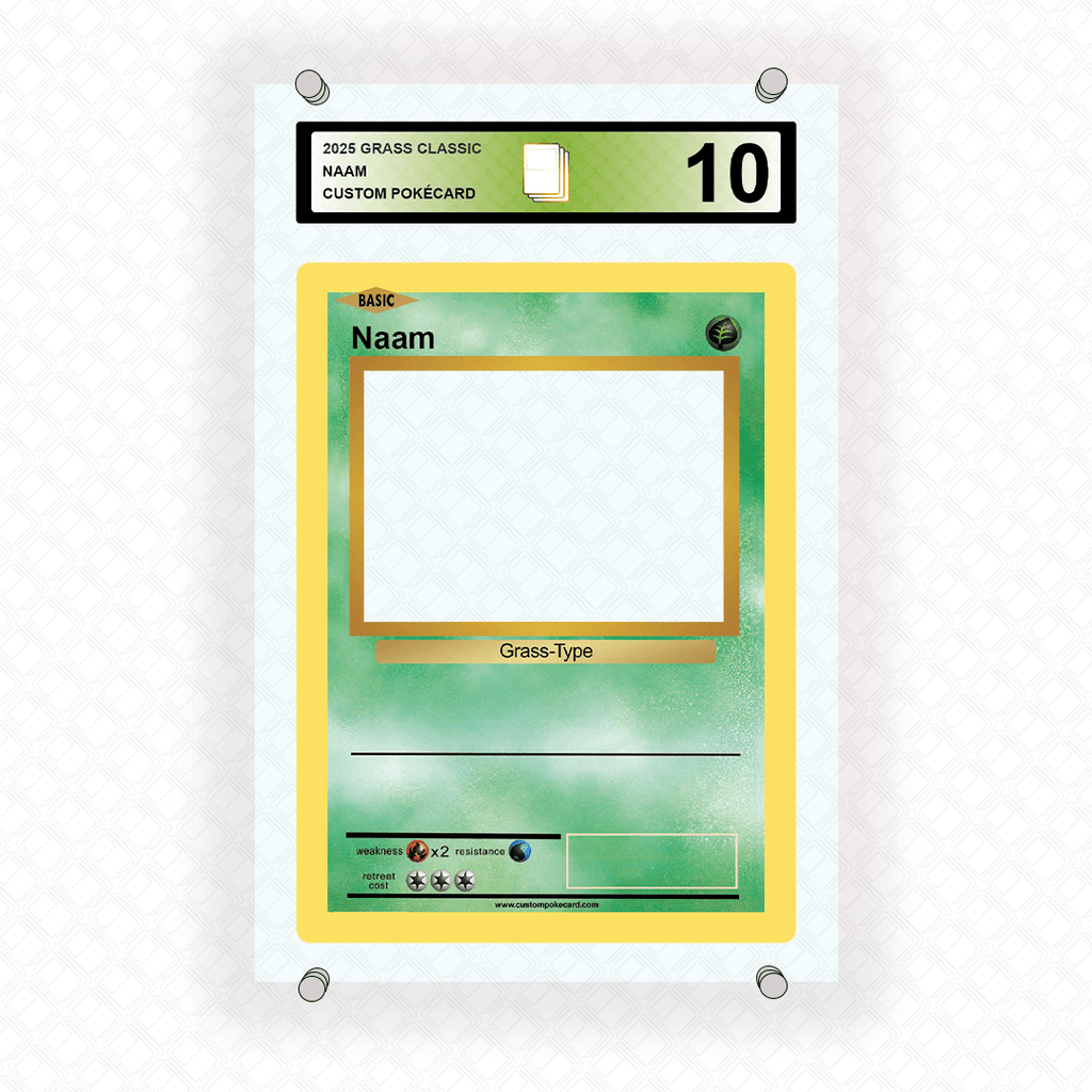 Graded Gepersonaliseerde Pokémon kaart – Custom PokéCard